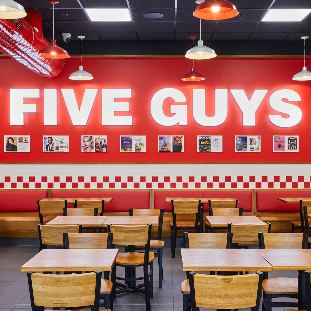 Project: Five Guys QV – ARK Lighting
